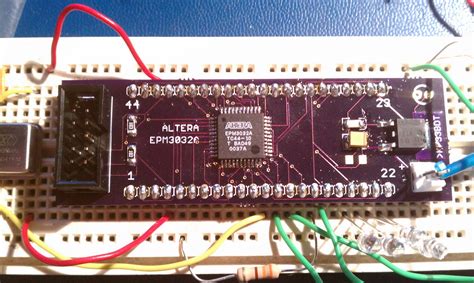 Playing With Bits ALTERA EPM3032A CPLD Breakout Board