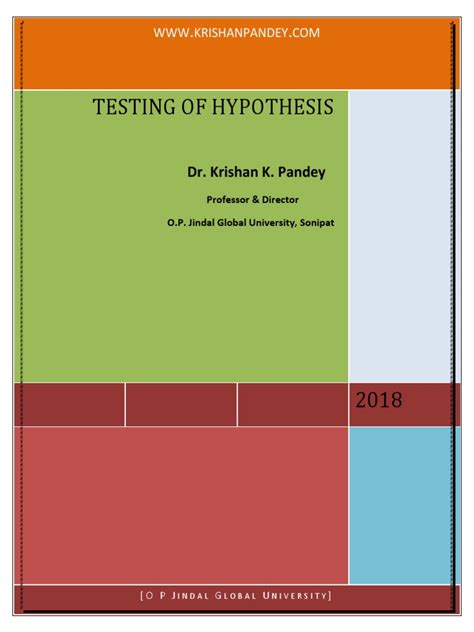 testing of hypothesis pdf type i and type ii errors statistical significance