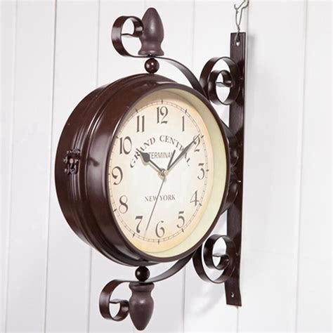 Watch European Retro Style Clock Innovative Double Vicedeal