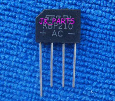 50pcs Kbp210 Kbp 210 2a 1000v Bridge Rectifiers Sep D1 Ebay