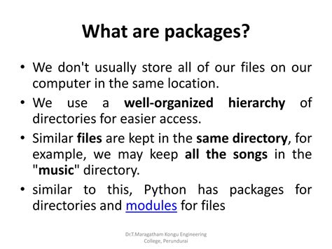 Modules And Packages In Python Ppsx