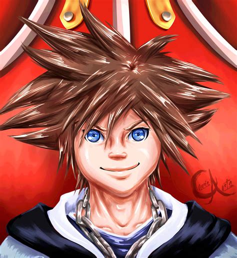Kh2 Sora Redraw By Arcanekeyblade5 On Deviantart