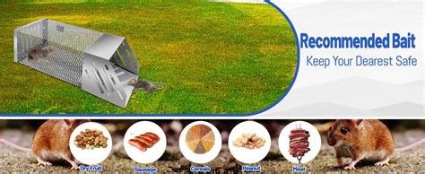 Humane Mouse Trap Combined Automatic Continuous Rat Traps Cage Extended Metal Rat