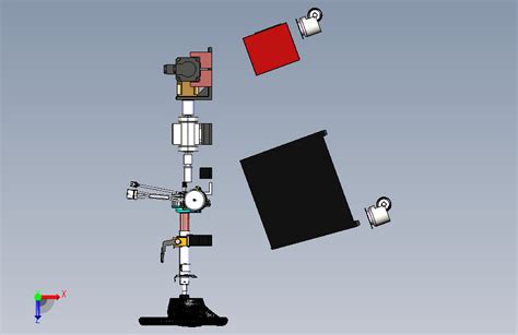 汽车eps电动转向机构及测试系统 Catia 模型图纸下载 懒石网