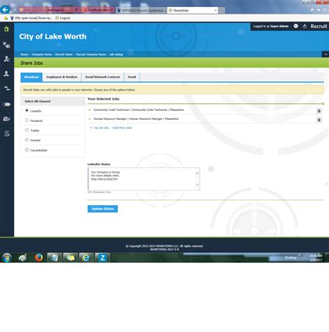 Wt 8321 Recruit Spellcheck On Share Job Page Workterra Jira
