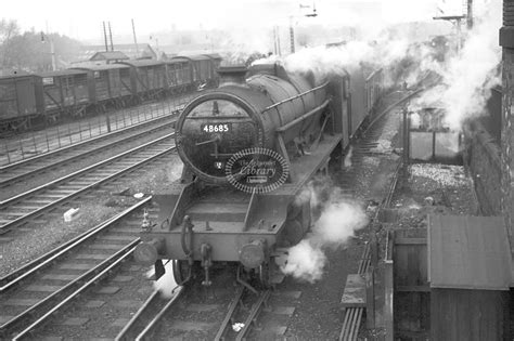 The Transport Library Ex Lms 8f 2 8 0 No 48685 Passing Cattle Market Sheds Leicester H
