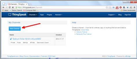 Bmssuite How To Setup Cloud Data Storage For The Bms Via Thingspeak