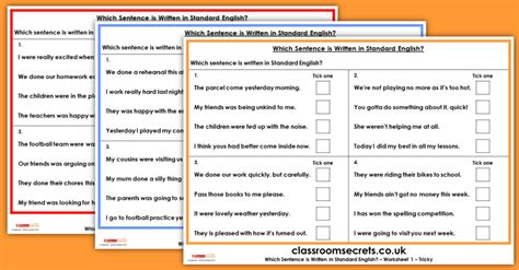 Sats Resources And Worksheets Classroom Secrets