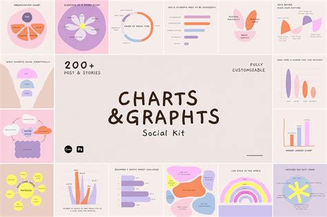 Charts Graphs CANVA PS On Behance