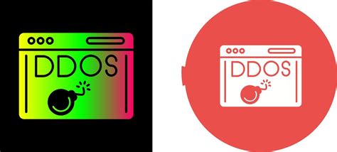 Ddos Attack Icon Design 44479657 Vector Art At Vecteezy