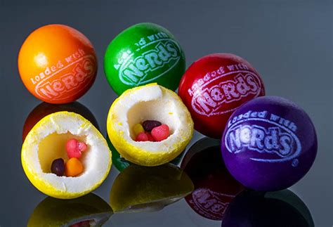 Nerds Filled Gumballs Hollow Balls Of Gum That Contain Nerds Candy