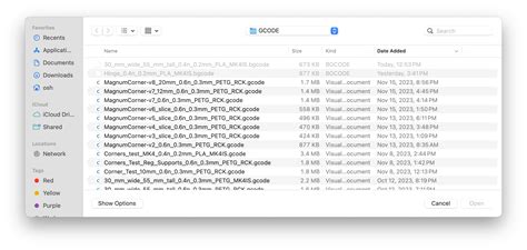 Bug Prusalink Macintosh File Selector Should Also Include `bgcode