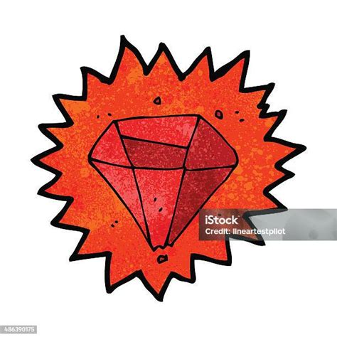 Cartoon Ruby Stock Illustration Download Image Now Cheerful Clip Art Cultures Istock