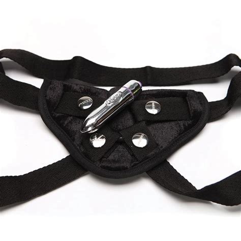 Tantus Velvet Vibrating Harness Black