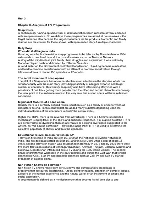 B Unit 3 Chapters 3 To 6 Pdf Newspapers Advertising