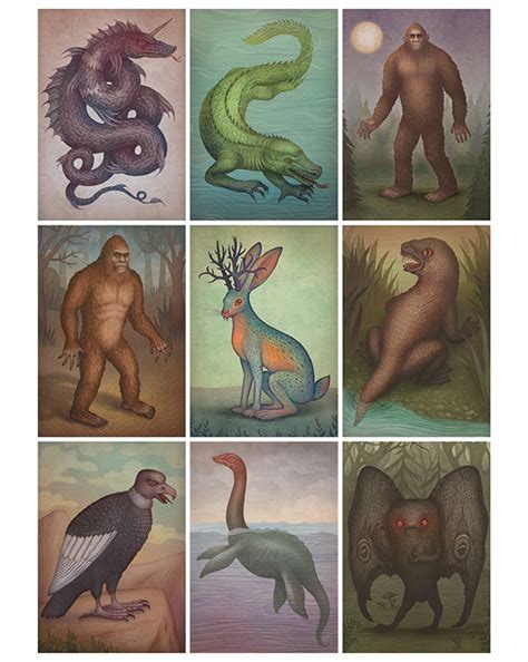 The Natural History Of Cryptid Creatures Behance