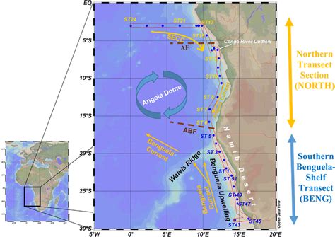 Map Showing The Large‐scale Circulation And Oceanographic Features That Download Scientific