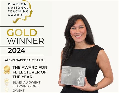 Inspirational Lecturer Wins Prestigious National Teaching Award Coleg