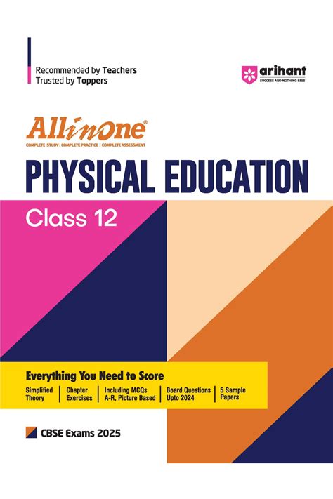 Class 12 Cbse All In One Physical Education 2025 Arihant Lucky Book