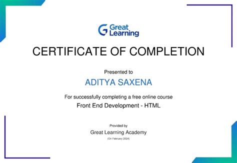 Aditya Saxena On Linkedin Greatlearningacademy Greatlearning Glacertificate