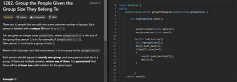 Harsh Saini On Linkedin Day 91 Of 100 Days Leetcode Challenge Today I Solved Group The People