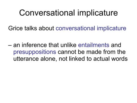 Semantics And Pragmatics Ppt Science