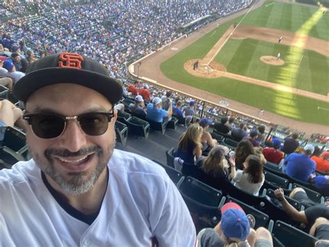Wore My Will Clark Jersey At Wrigley Today R Sfgiants
