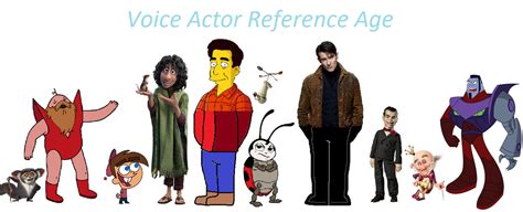 Voice Actor Reference Age By Braydenlockhart On Deviantart