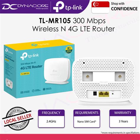 Tp Link Tl Mr Mbps Wireless N G Lte Router Shopee Singapore