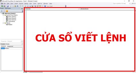 Lợi ích Vba Excel Thành Phần Của Giao Diện Vba Trong Excel Kiếm