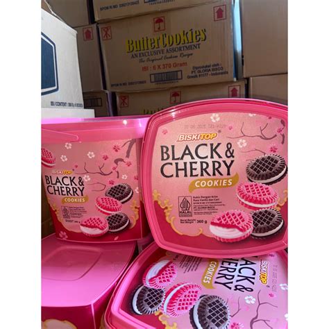 Jual Biskitop Black Cherry Cookies 360g Shopee Indonesia