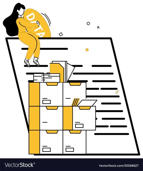 Data Management Research And Marketing Blossom Vector Image