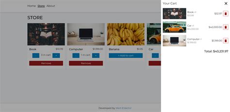 Github Merteldem1rts Shopping Cart The Shopping Cart App Is A Web Application Built With