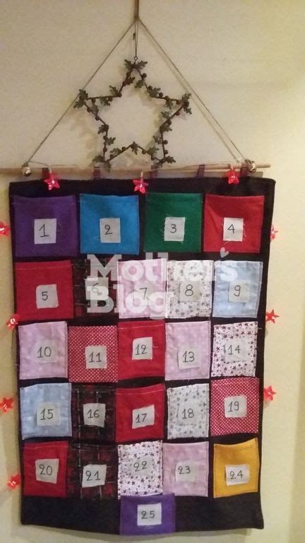 Diy Παιδικό κρεμαστό χριστουγεννιάτικο ημερολόγιο με τσέπες Mothersblog Gr