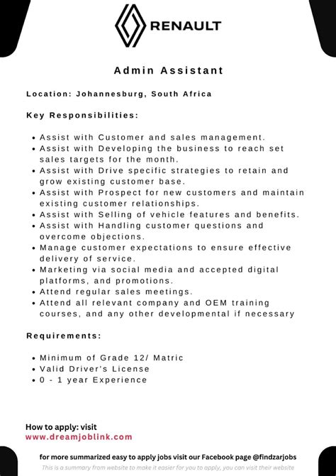 Find Sa Jobs On Linkedin 🔌new Admin Assistant Johannesburg South