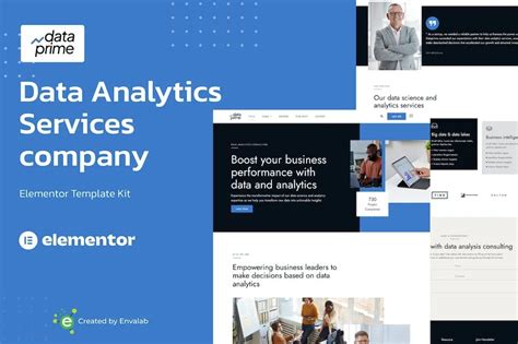Dataprime Data Analytics Services Elementor Template Kit Wp Themes And Plugins