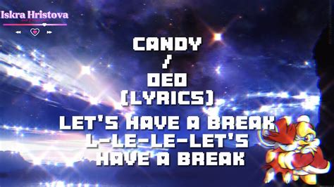 Candy Oeo Lyrics Youtube
