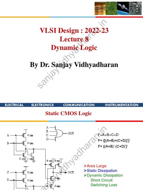 Lec 8 Dynamic Logic Pdf Logic Gate Cmos