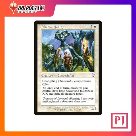 MTG Mirror Entity Retro Frame TSR WHITE SPECIAL NORMAL ENG Magic Card Magic The