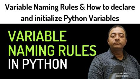 Variable Naming Rules In Python Declaring Multiple Variables In A Single Line In Python Cbse