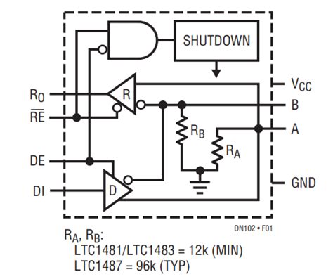 Design Note 102 Rs485 Transceivers Reduce Power And Emi Analog Devices