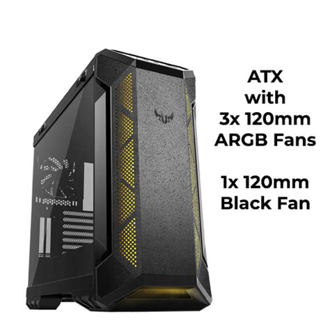Pre Order Asus Tuf Gt501 Black W 3x Argb 1x Black Fan Wind Net