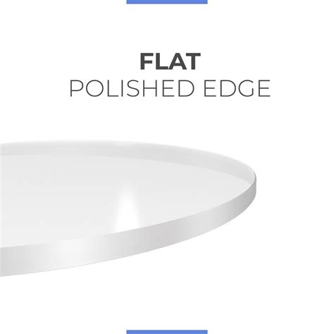 Plexiglass Table Top 18 3mm Thick Clear Round Acrylic Table Top W