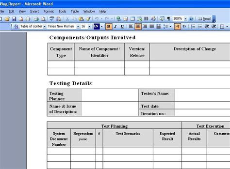 Nice Sample Bug Report Template Excel Daily Expenses And Income Sheet