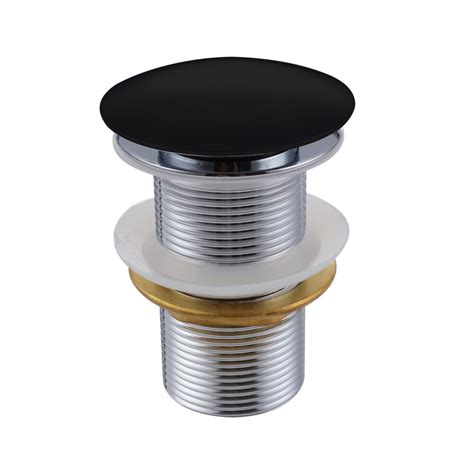 KubeBath Solid Brass Construction Pop Up Drain No Overflow