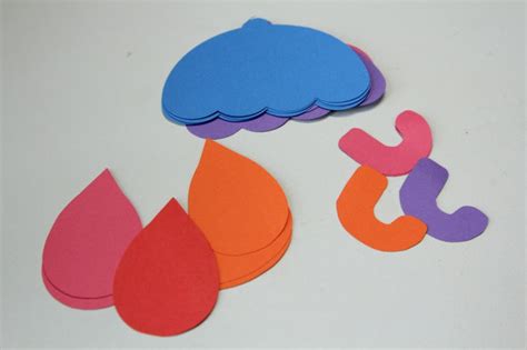 여름모빌만들기 우산만들기활동 도안 네이버 블로그