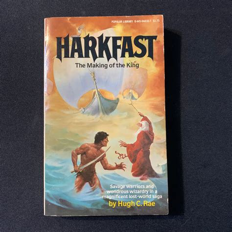 Book Hugh C Rae Harkfast Making Of The King 1976 Pb Science Fict