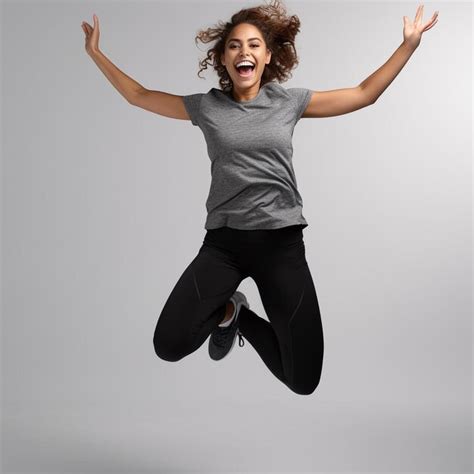 Premium Ai Image Attractive Sporty Girl