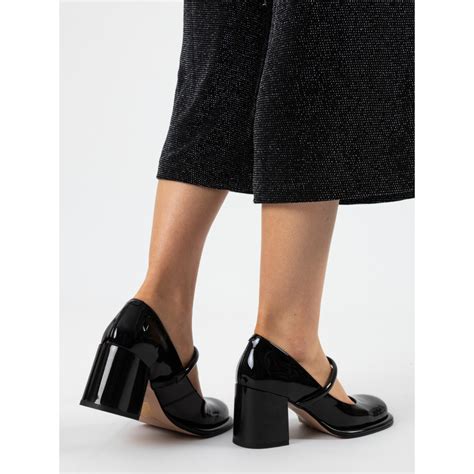 Туфлі жіночі чорні лаковані на каблуці Brocoli 2384Т купити в Marigo ціни в Україні Львові