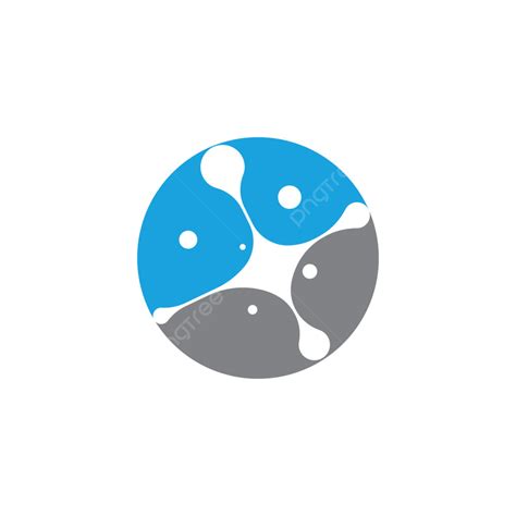 Molecular Structure Vector Art Png Molecular Structure Chemical Atoms Vector Illustration